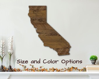 Wooden State Sign | Etsy