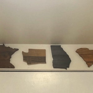 Wooden South Carolina State Sign Wall Art Decor, Large Home State ...