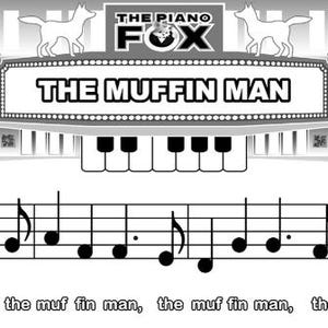 The Muffin Man - Beginner Piano Sheet Music for Kids - Etsy Australia