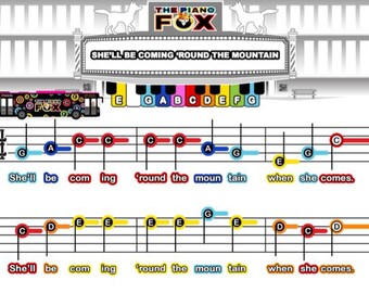 She'll Be Coming Round the Mountain (beautiful Piano Solo) - Sheet ...