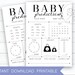 Newborn Prediction Cards, Baby Prediction Cards, Baby Shower Activity ...