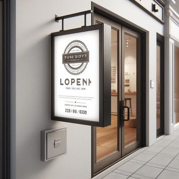 Indoor Hanging Business Sign - Etsy