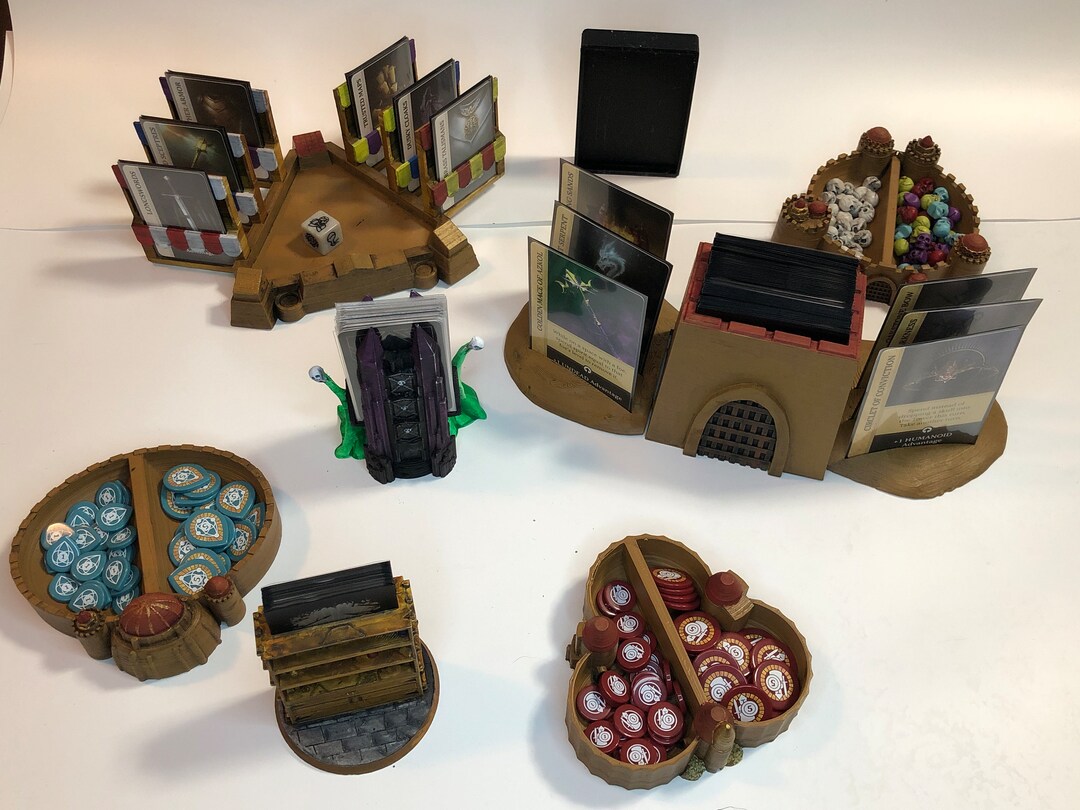 Return to Dark Tower Card and Token Holder Set - Etsy