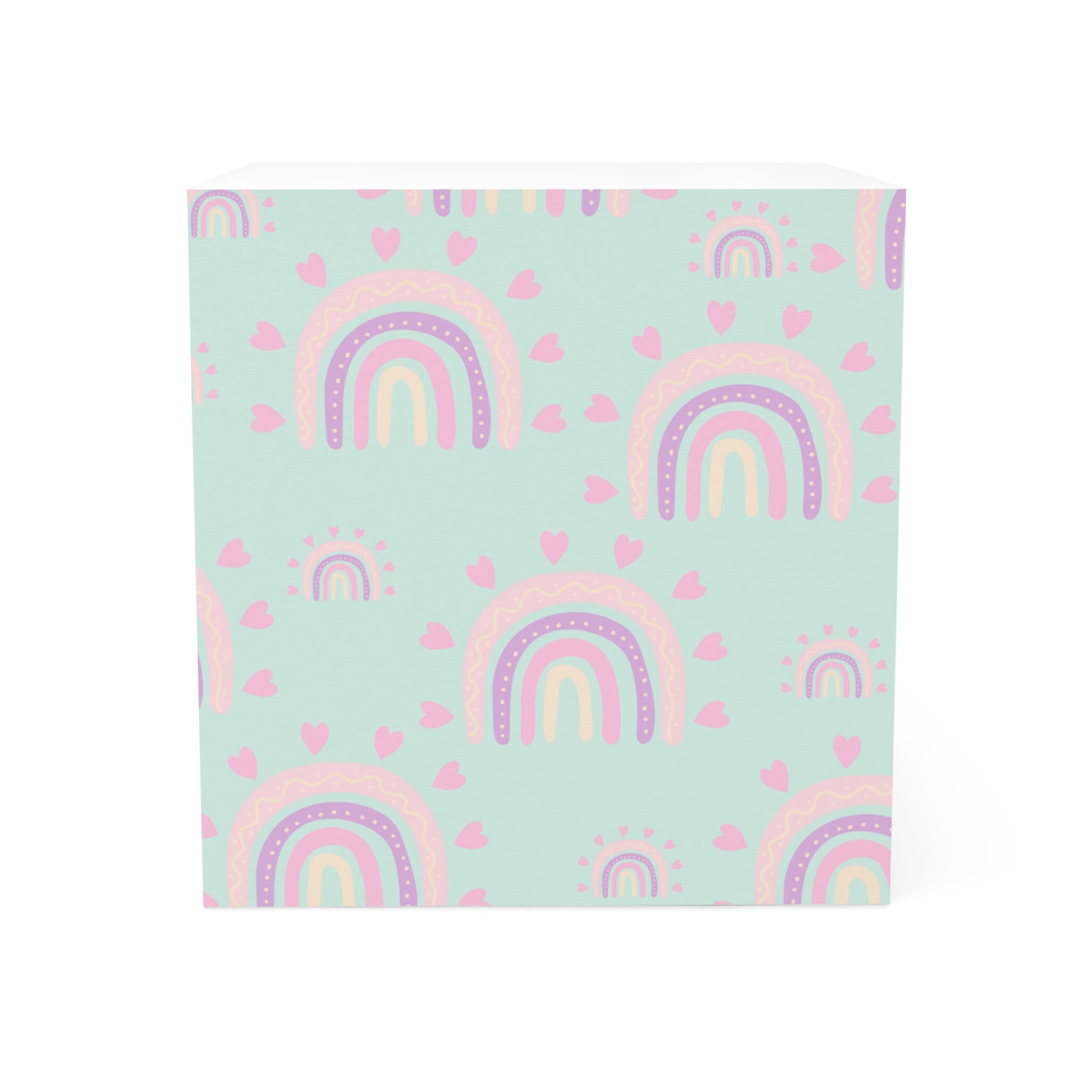 Note Cube, Rainbow Sticky Note Cube, Sticky Note Cube for Office and ...