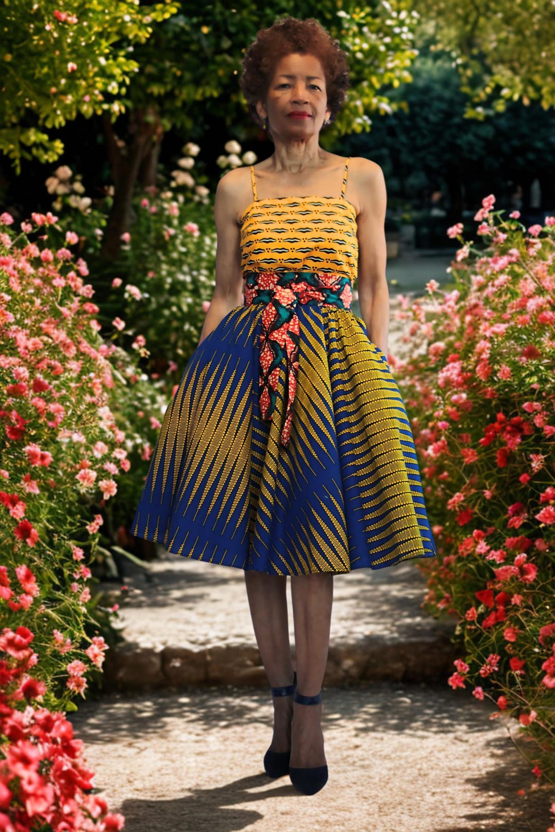 Sashes African Print Waist Belt Red Bird Sash for Women - Etsy