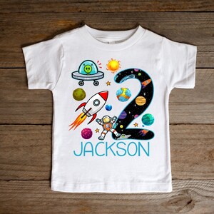 Rocket Ship Space Alien Shirt | PERSONALIZED T-shirt | Space Rocket ...