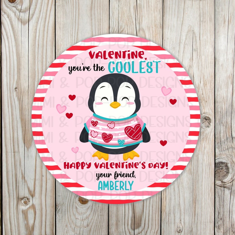 Penguin Card - Etsy