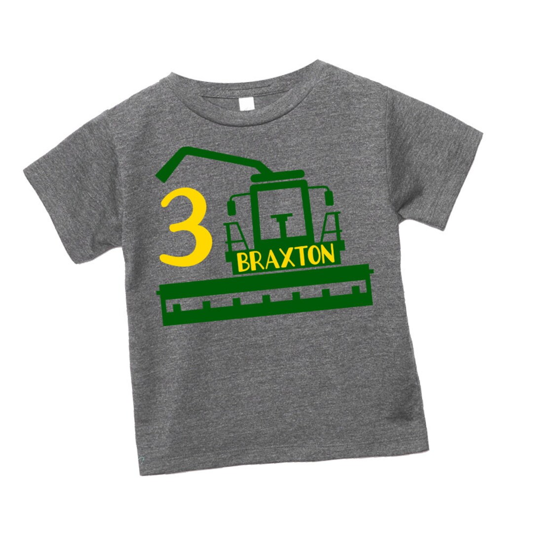 Combine Shirt Harvest Machine | Farm Theme Birthday | Custom | Big ...