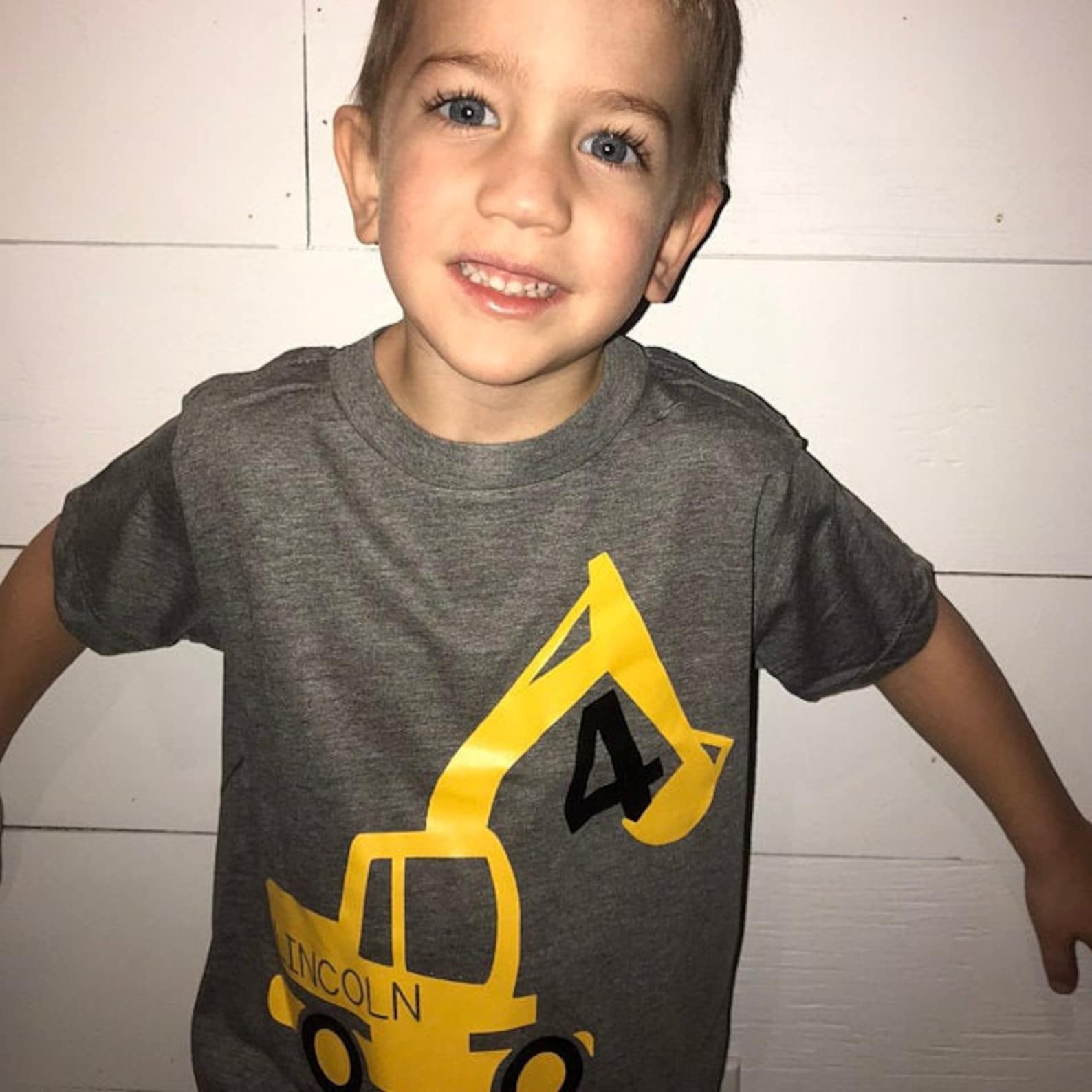 Excavator Shirt Construction Digger PERSONALIZED Excavator - Etsy