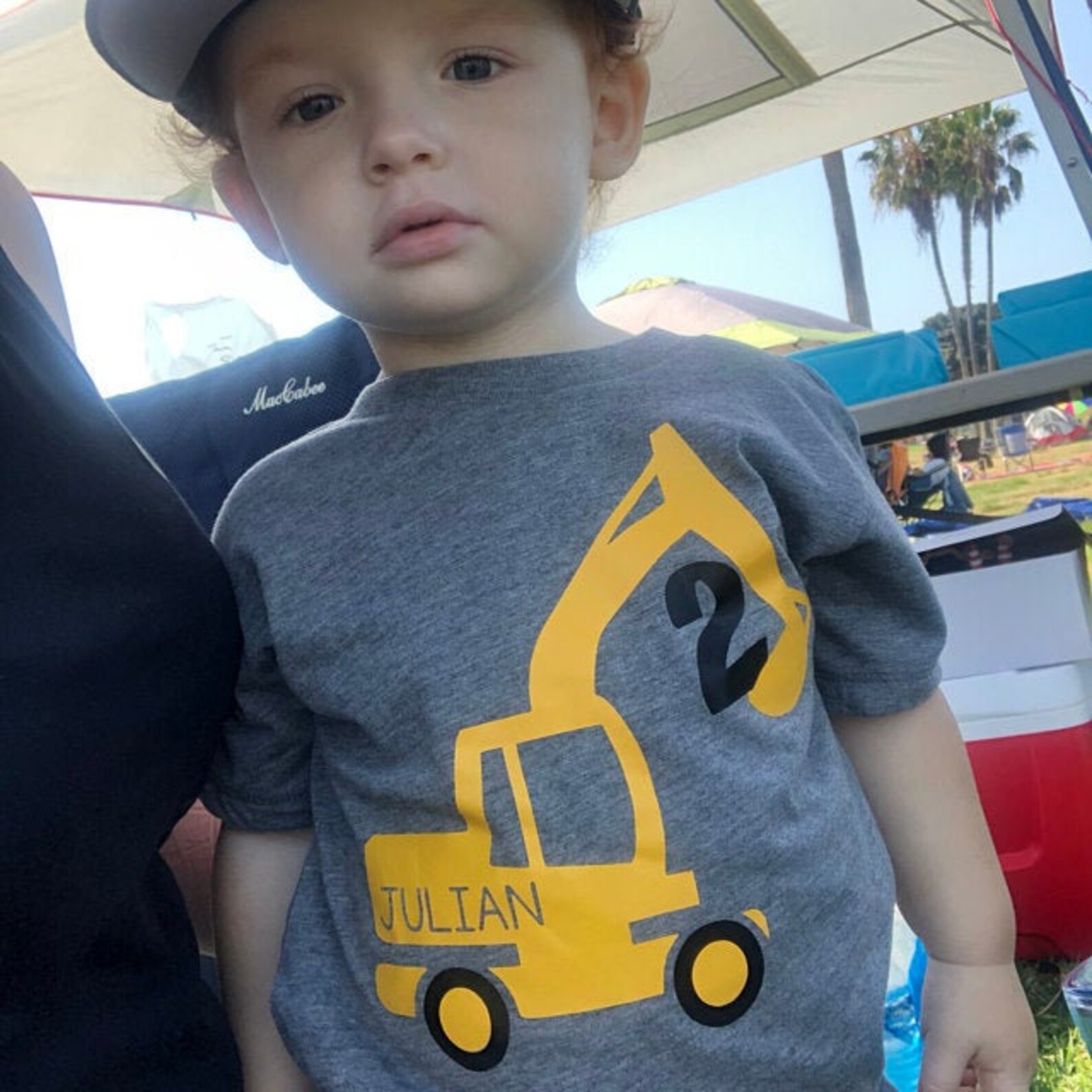 Excavator Shirt Construction Digger PERSONALIZED Excavator | Etsy