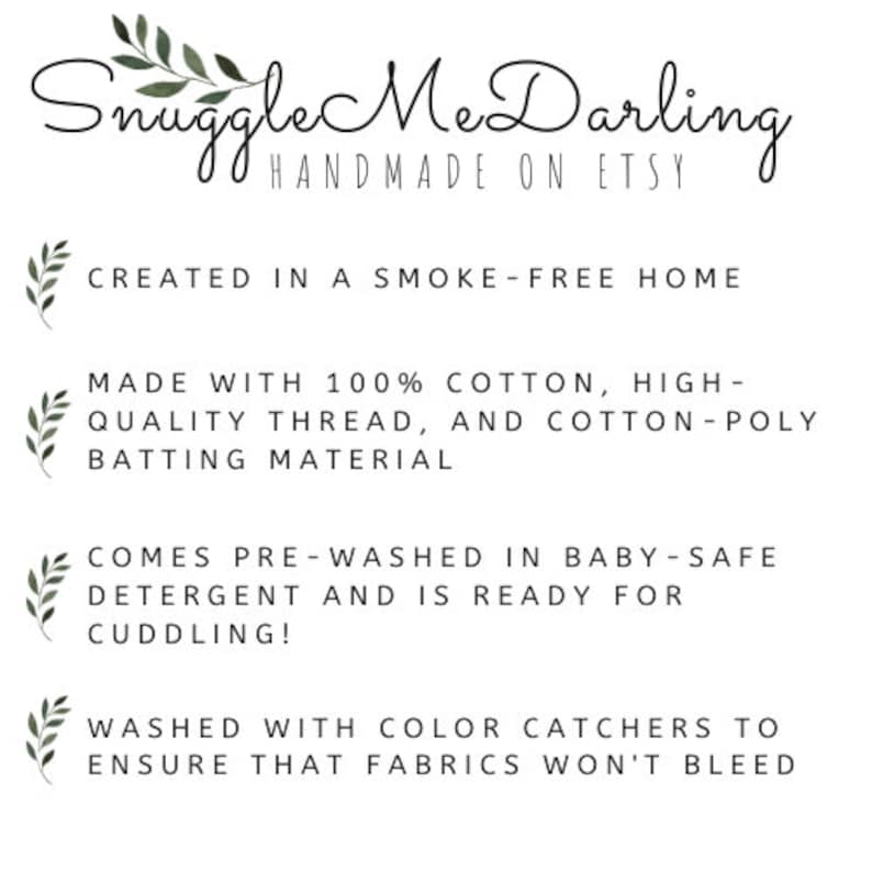 Woodland Baby Quilt, Gender Neutral, Minky, Deer, Modern, Blanket - Etsy