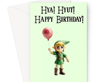 Legend of Zelda Greeting Card - Etsy