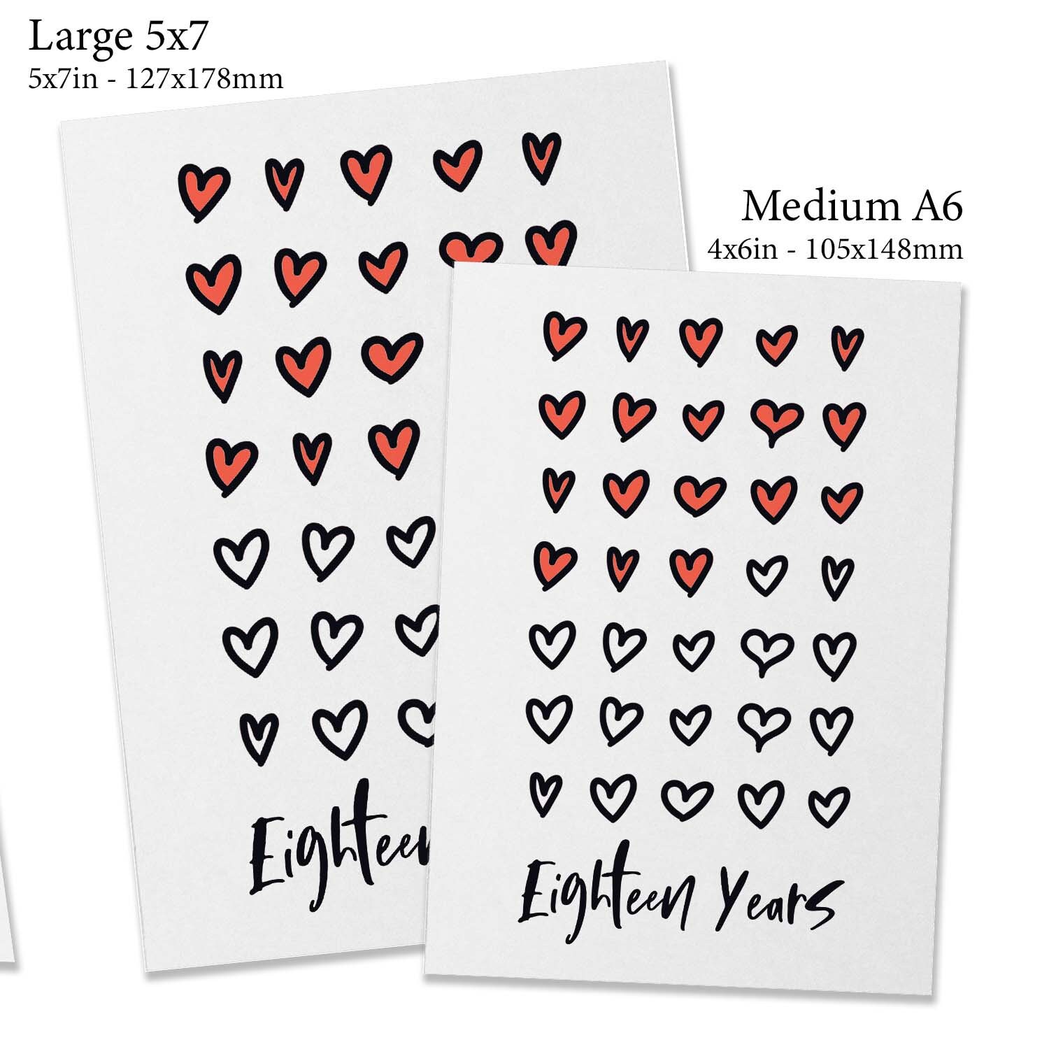 18th Wedding Anniversary Card for Wife Anniversary Card for Husband or ...