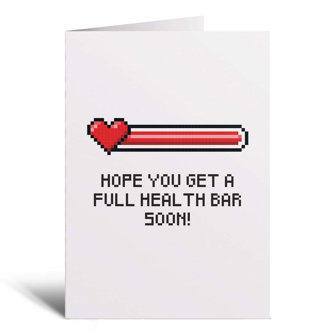 Get Well Soon Card for Him Get Well Soon Card for Boyfriend or Husband ...