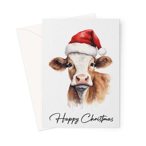 Farm Animals Christmas Cards Pack of 5 Multi-pack Christmas - Etsy