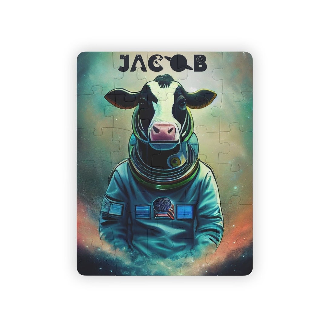 Space Cow Astronaut Super Cute, Fun Personalized Great Gift Under 20 ...