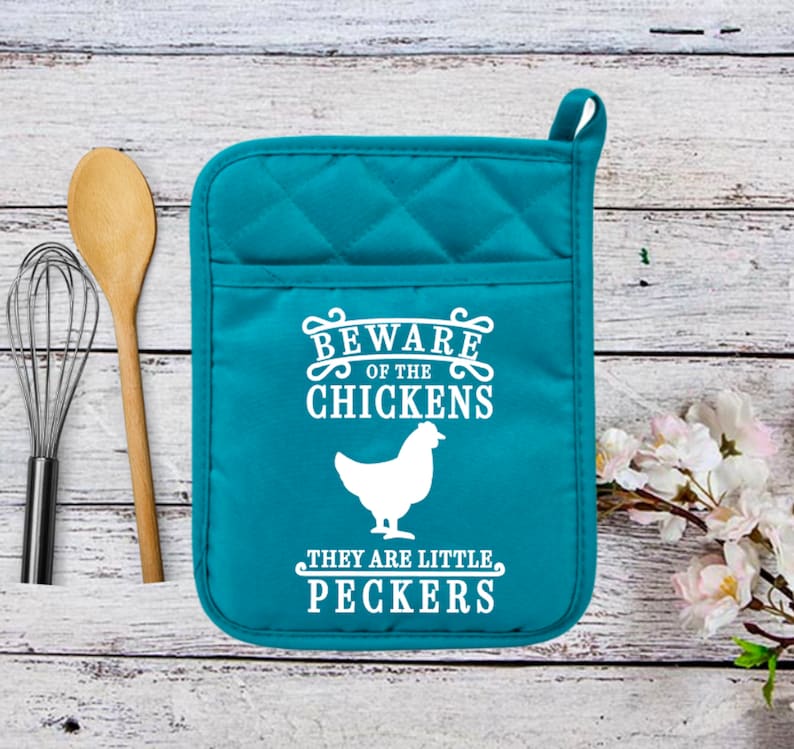 Funny Pot Holders Kitchen Chicken Decor Chicken Pot Holders - Etsy