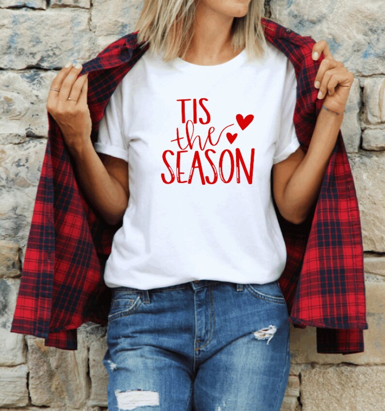 Tis the Season Shirt Women's Christmas Shirt Holiday - Etsy