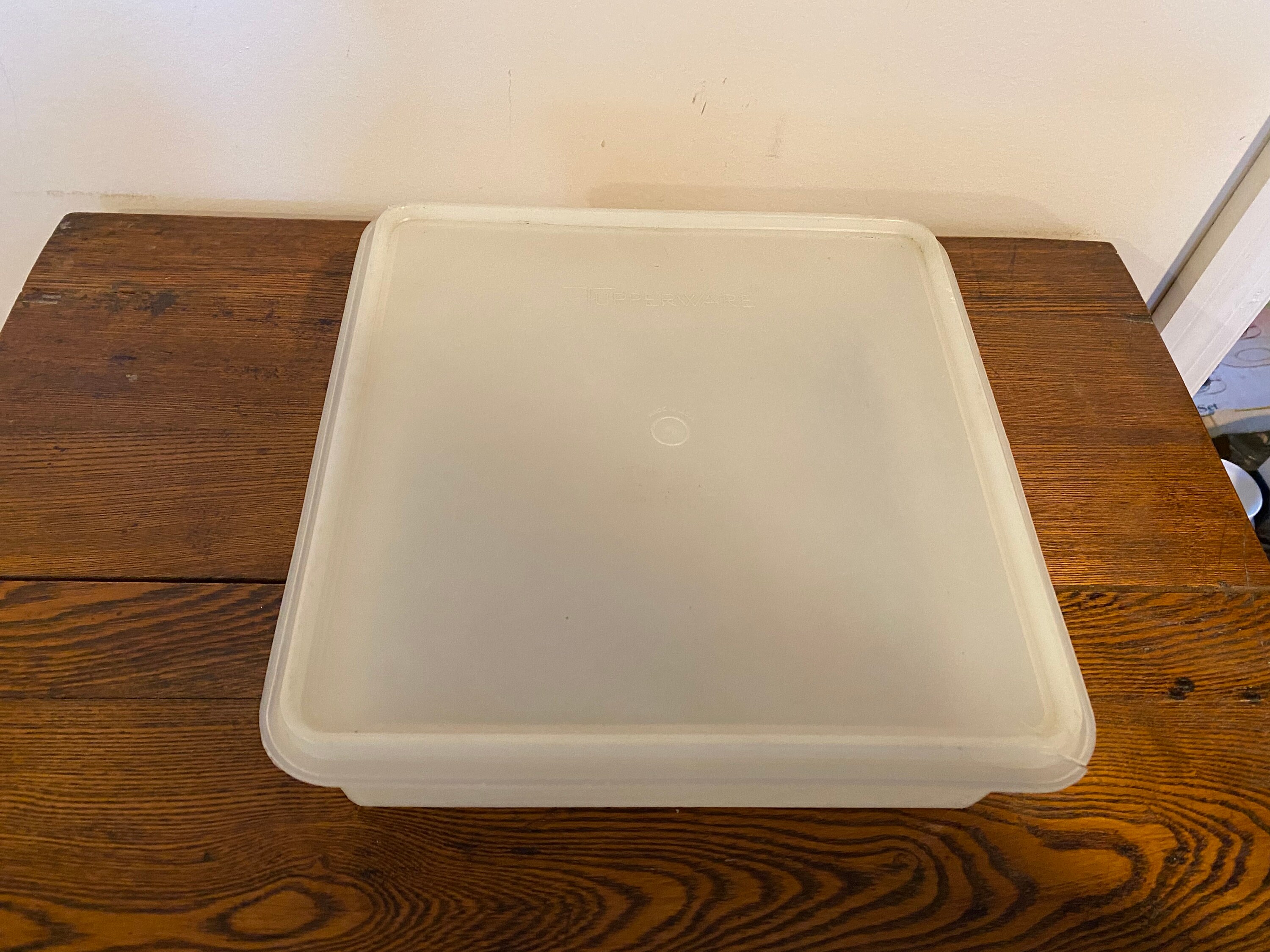 Vintage Tupperware Snack N Stor Keeper / Square Storage Container With ...
