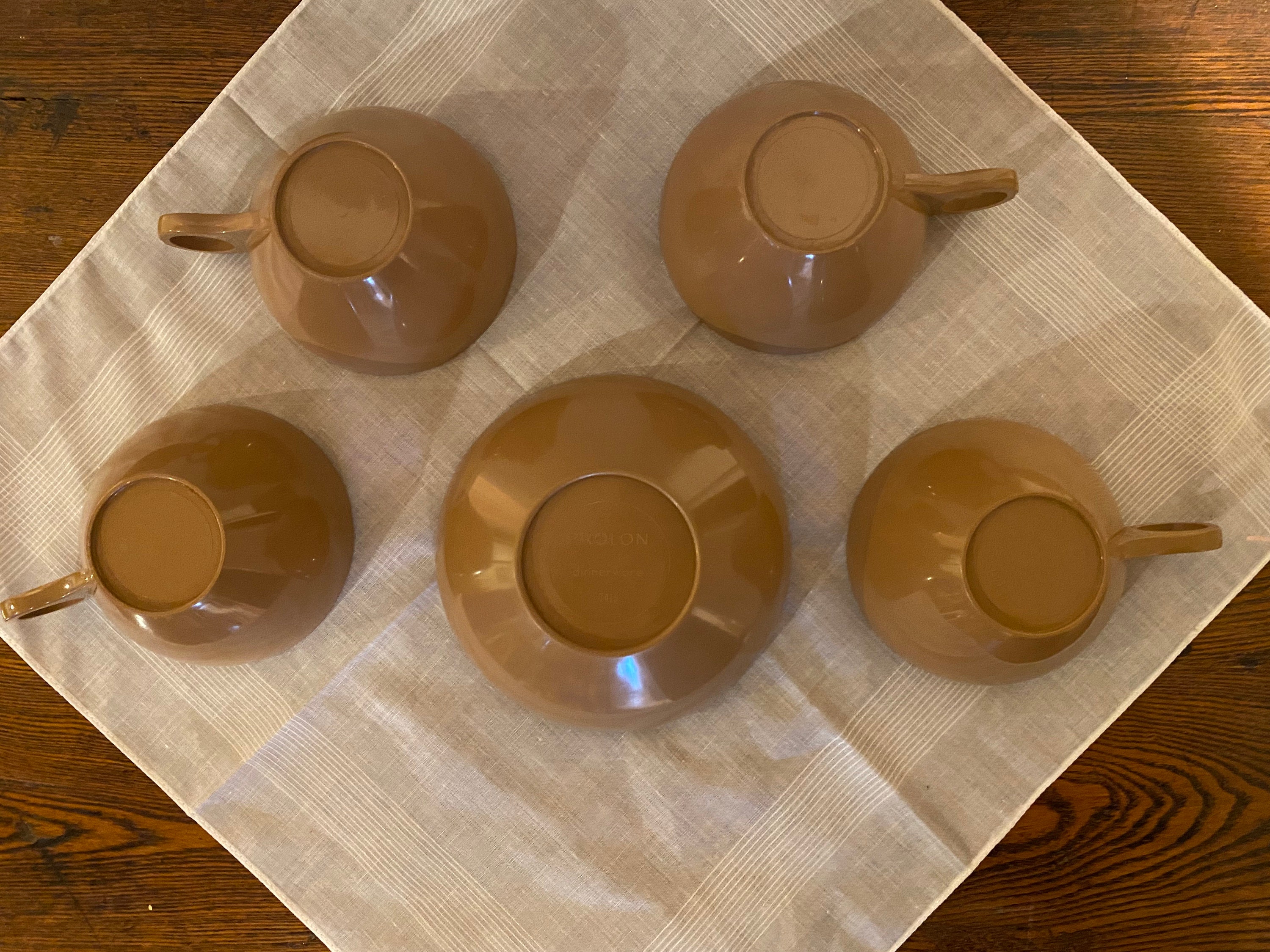 Vintage Prolon Dinnerware Cups and Bowls Melamine - Etsy