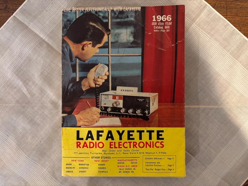 Lafayette Radio Electronics Catalog 1966 - Etsy