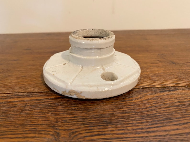 Vintage Glazed Ceramic Ceiling Light Bulb Socket - Etsy