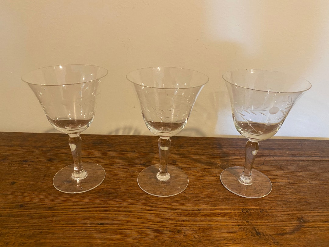 Willow Moon Cordial Glasses - Set of 3 - Etsy