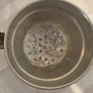 Vintage Aluminum Strainer Pot Insert - Etsy