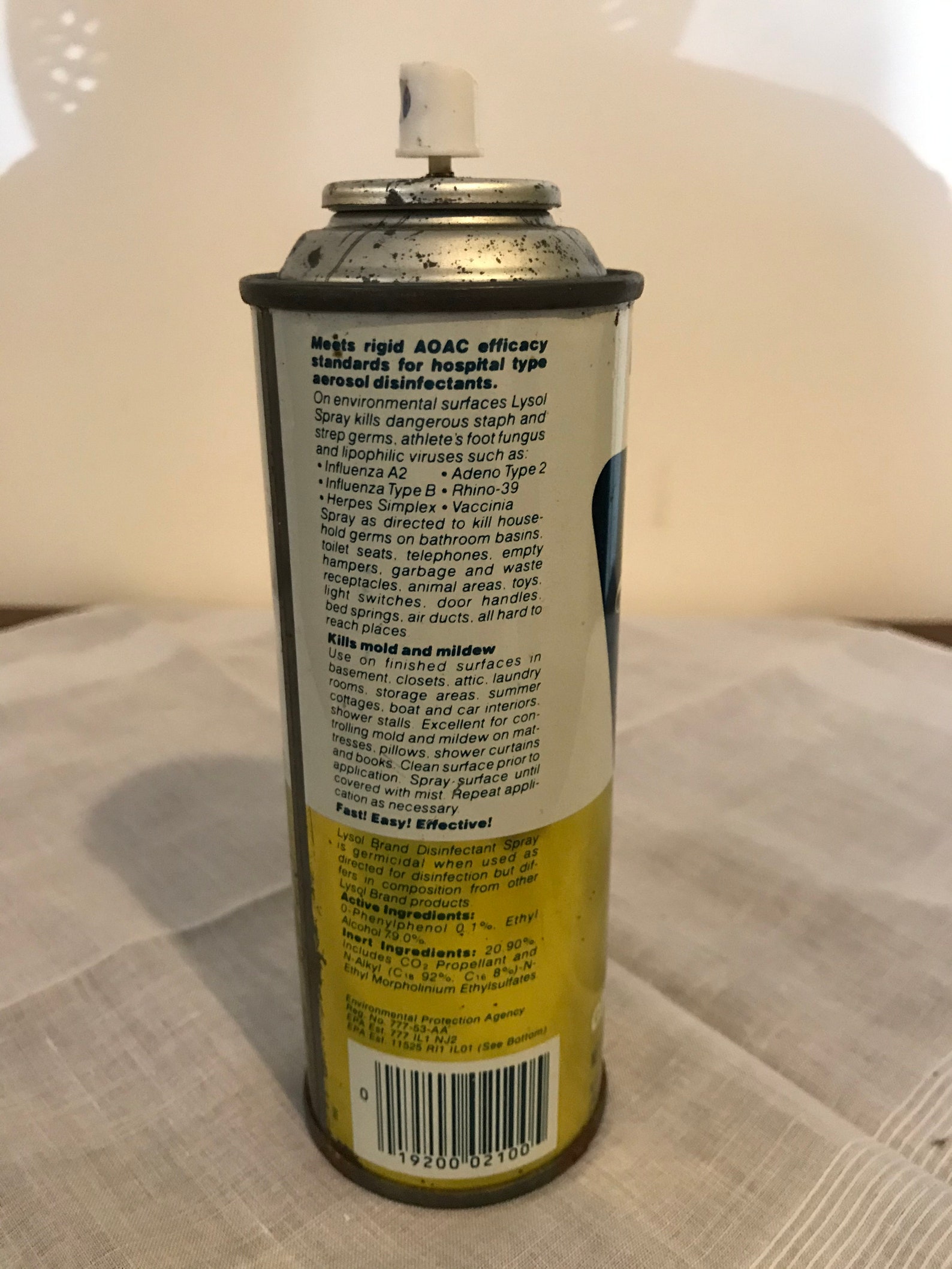 Vintage Lysol Can of Disinfectant Spray - Etsy