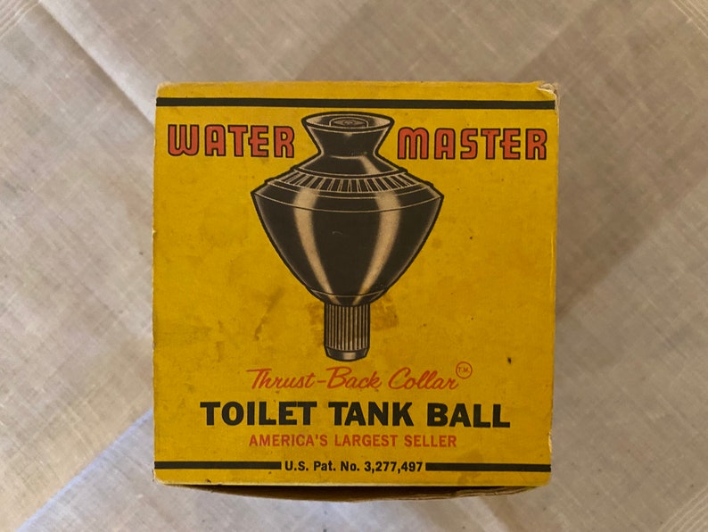 Vintage Water Master Toilet Tank Ball Original Box - Etsy