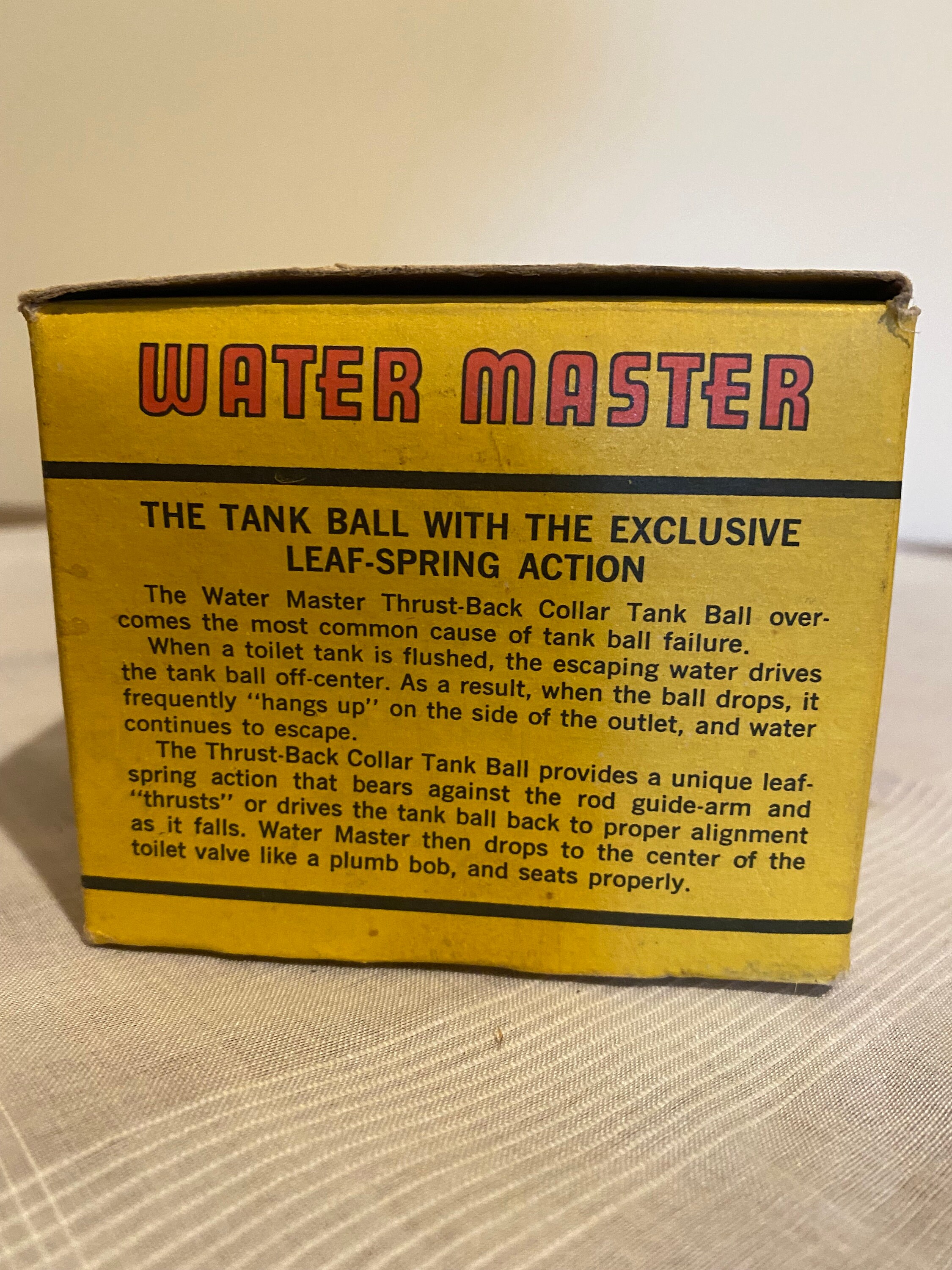 Vintage Water Master Toilet Tank Ball Original Box - Etsy