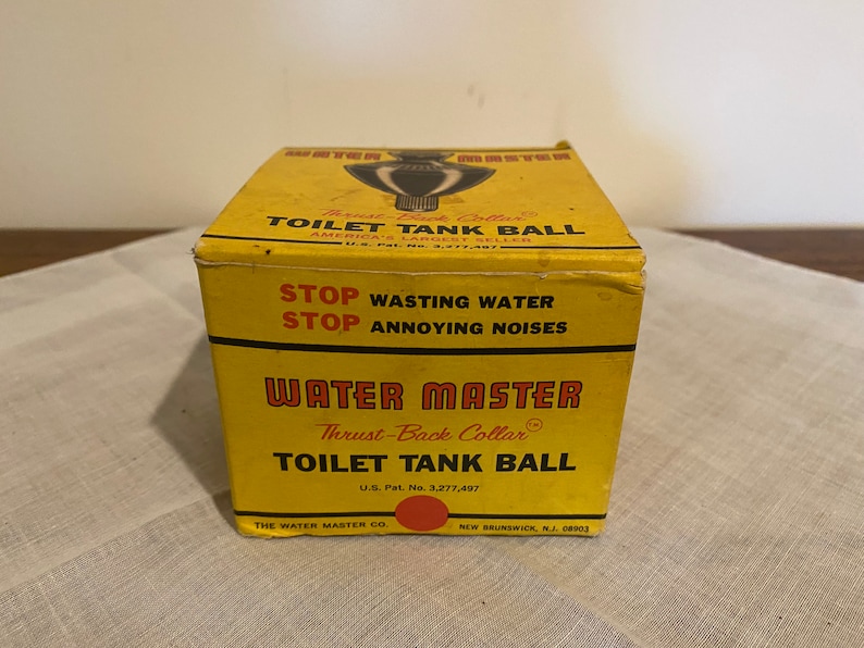 Vintage Water Master Toilet Tank Ball Original Box - Etsy