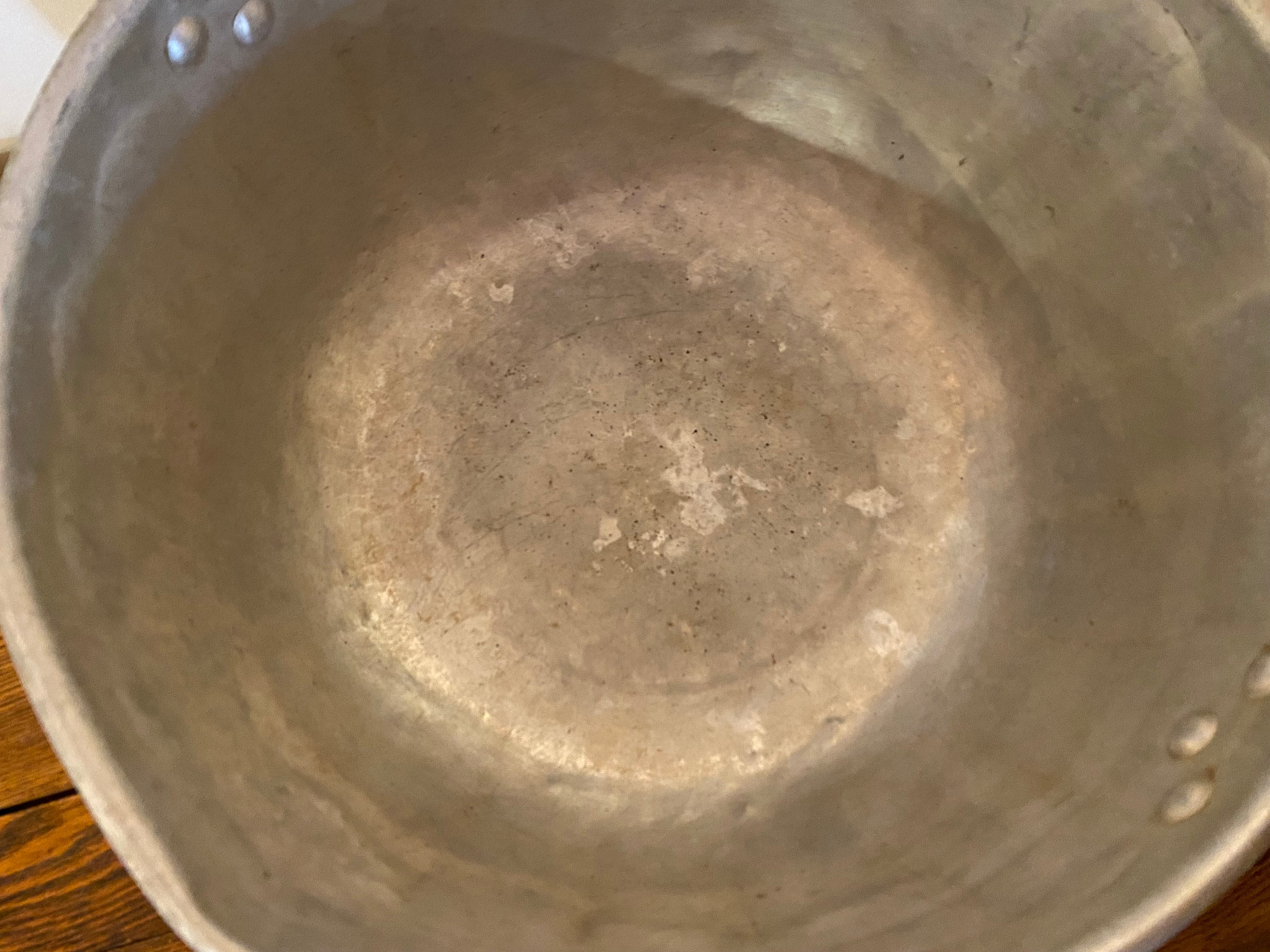 Vintage Extra Large Aluminum Cauldron With Handle - Etsy