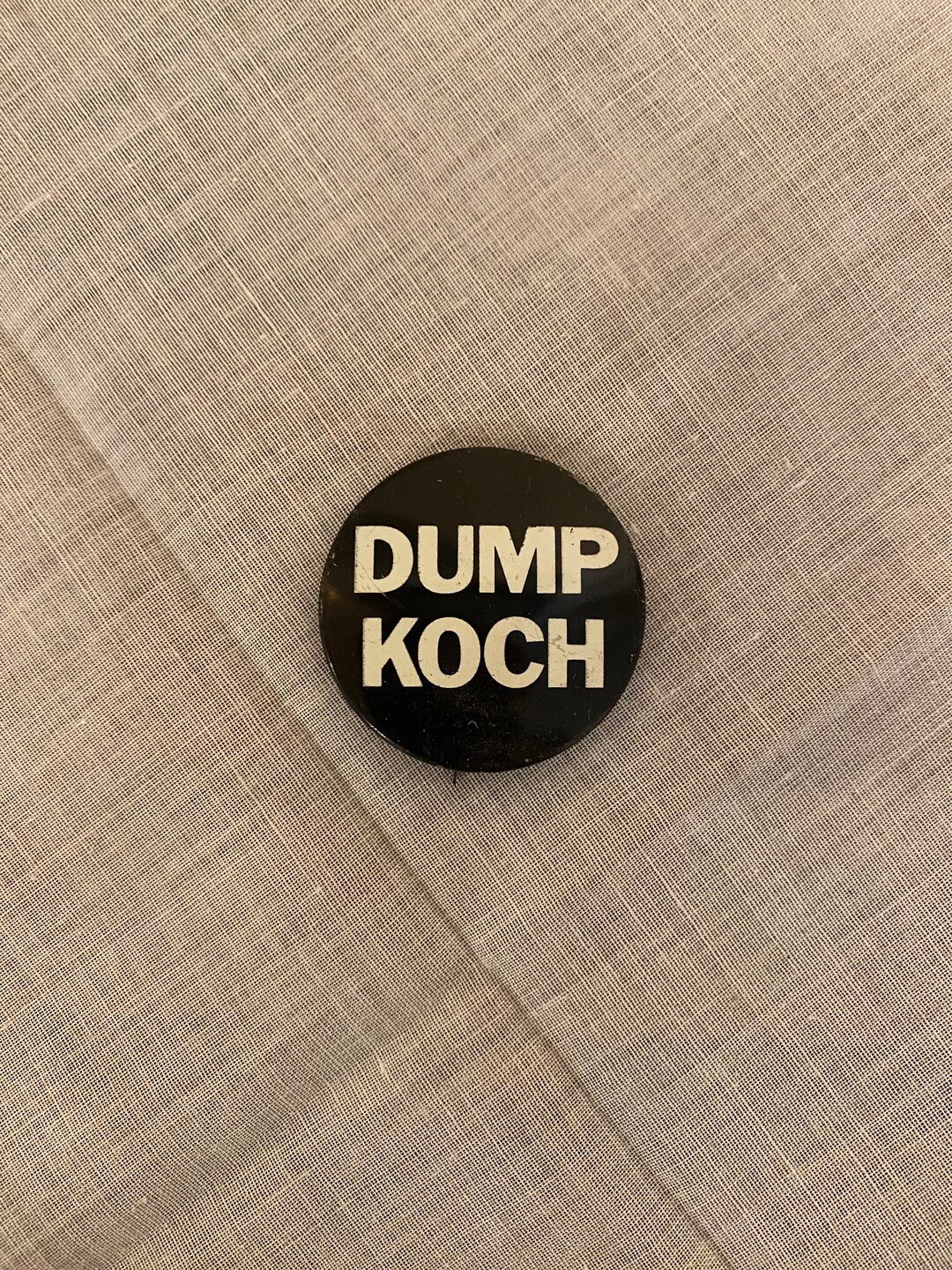 1980s "dump Koch" Pin - Etsy