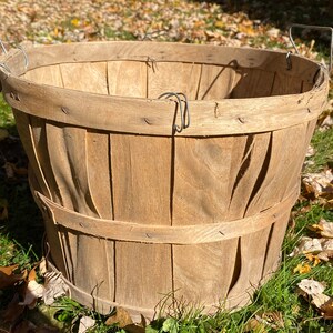 Vintage Bushel Basket With Side Handles - Etsy