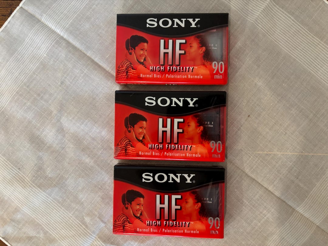Sony HF Cassette Tapes 90 Min - New - Set of 3 - Etsy