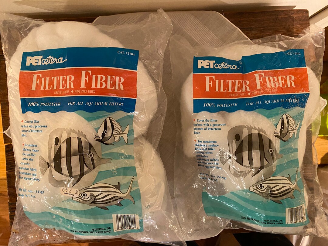 Petcetera Filter Fiber for Aquarium Filters - Choose Your Size - Etsy