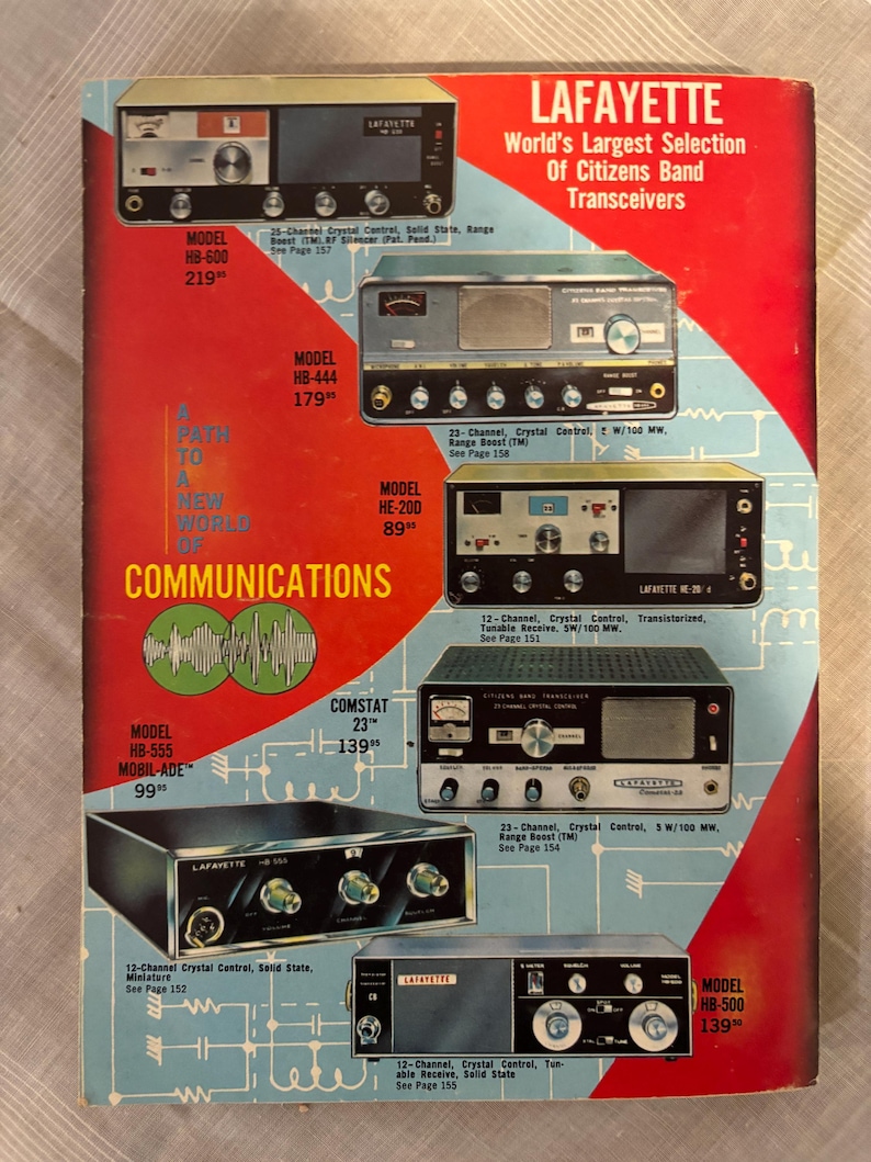 Lafayette Radio Electronics Catalog 1966 - Etsy