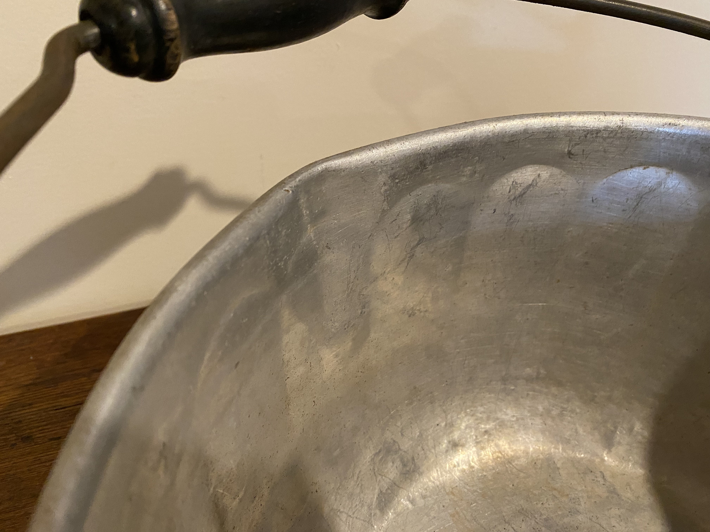 Vintage Extra Large Aluminum Cauldron With Handle - Etsy
