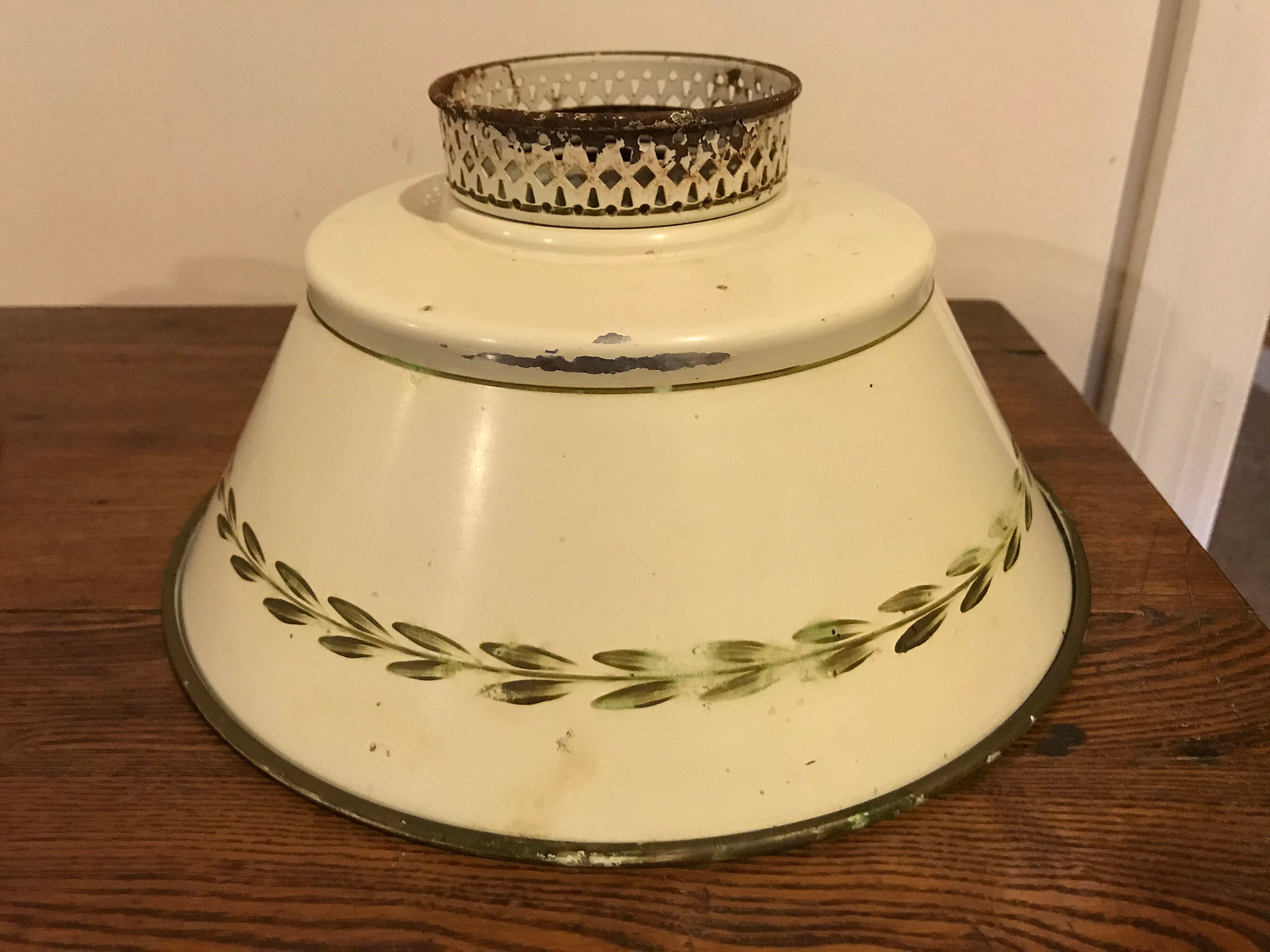 Vintage Metal Lamp Shades Set of 2 - Etsy