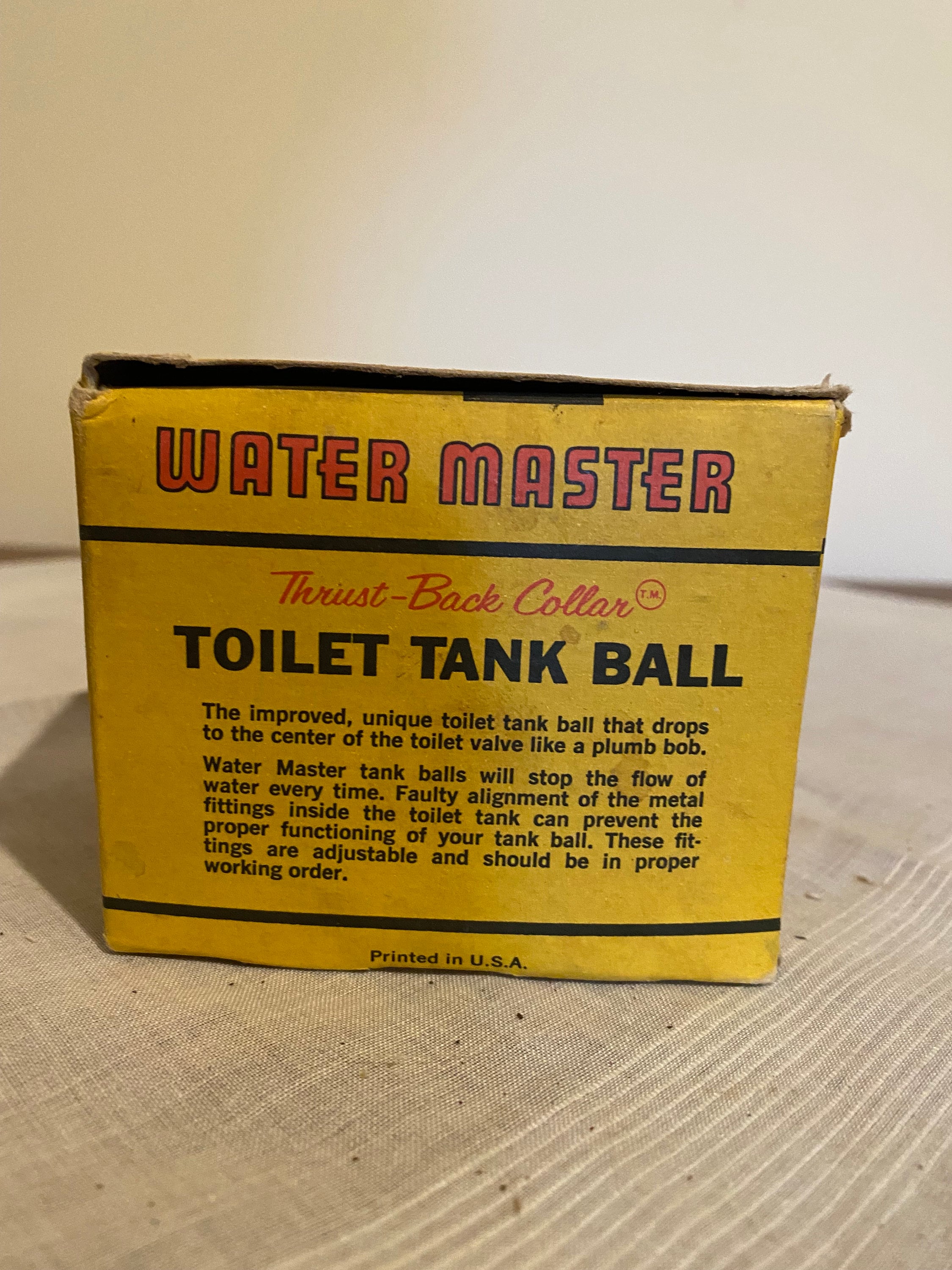 Vintage Water Master Toilet Tank Ball Original Box - Etsy