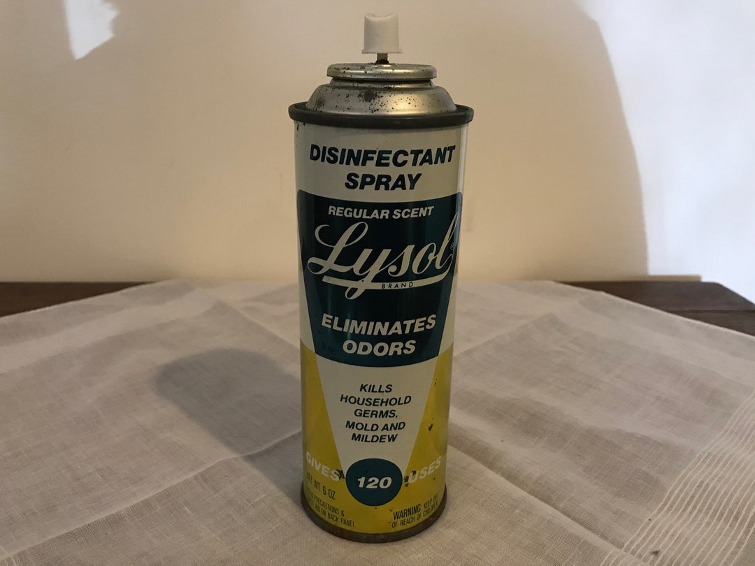 Vintage Lysol Can of Disinfectant Spray - Etsy