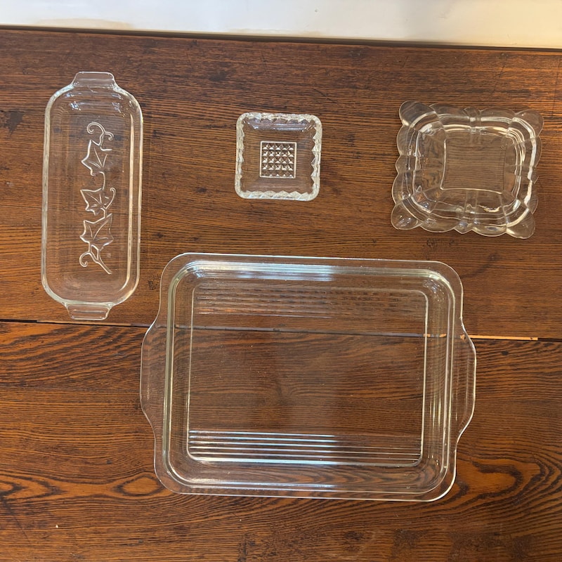 Clear Glass Lid Rectangular - Etsy