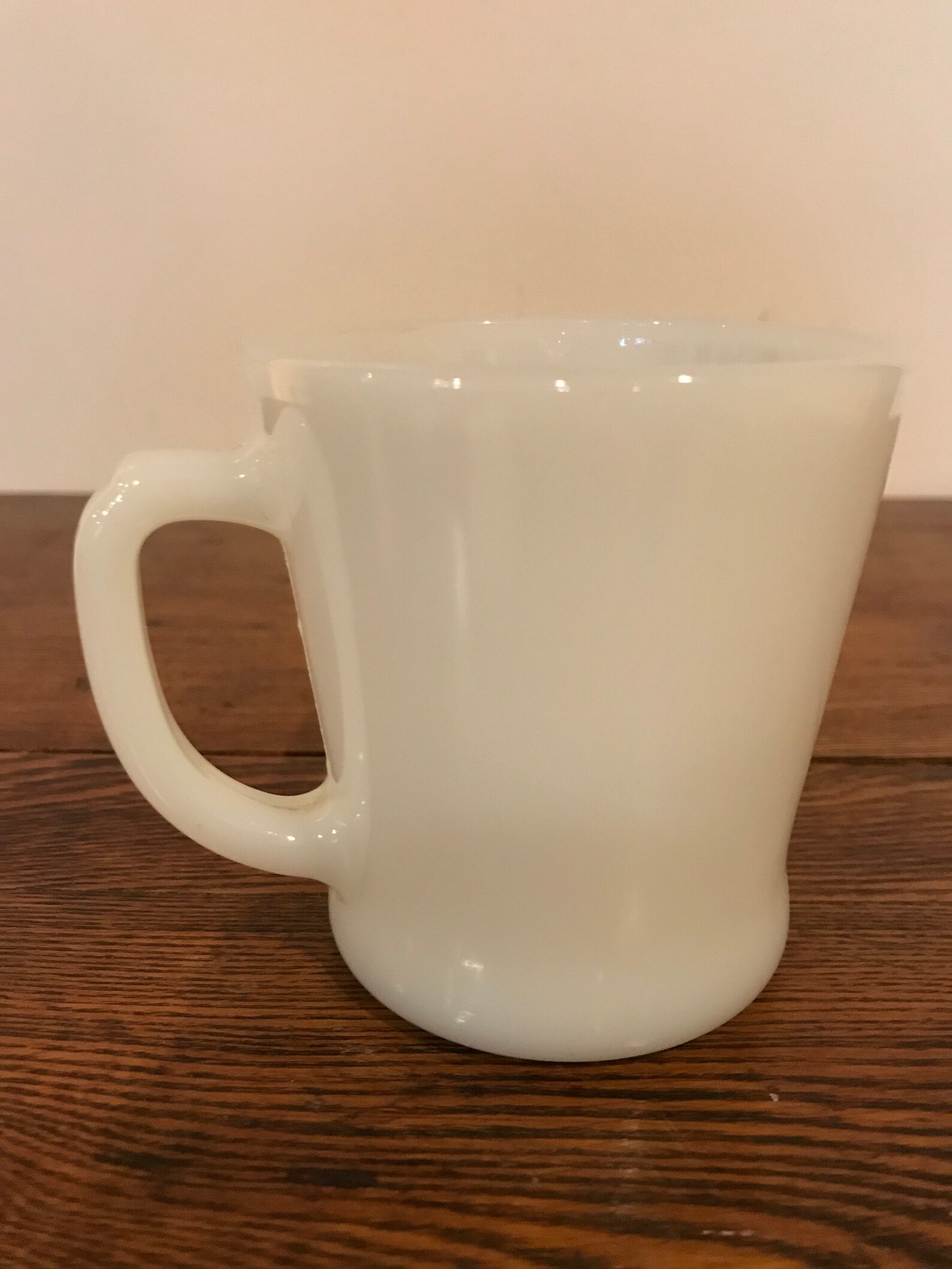 1960s Exxon Esso USA Milk Glass Coffee Mug White Tiger Logo - Etsy