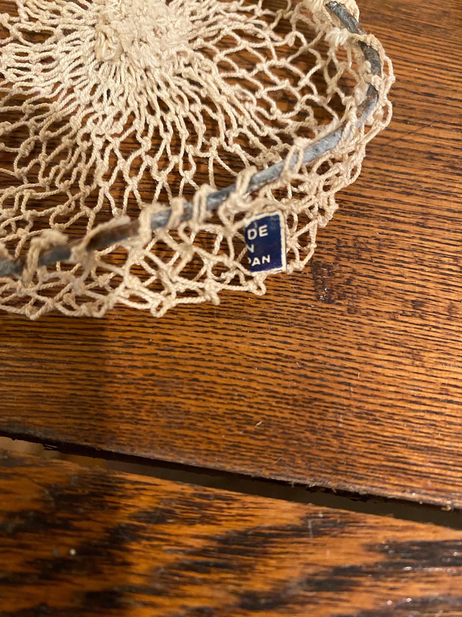 Vintage Small Handheld Crocheted Fishing Net Choose Your Net | Etsy