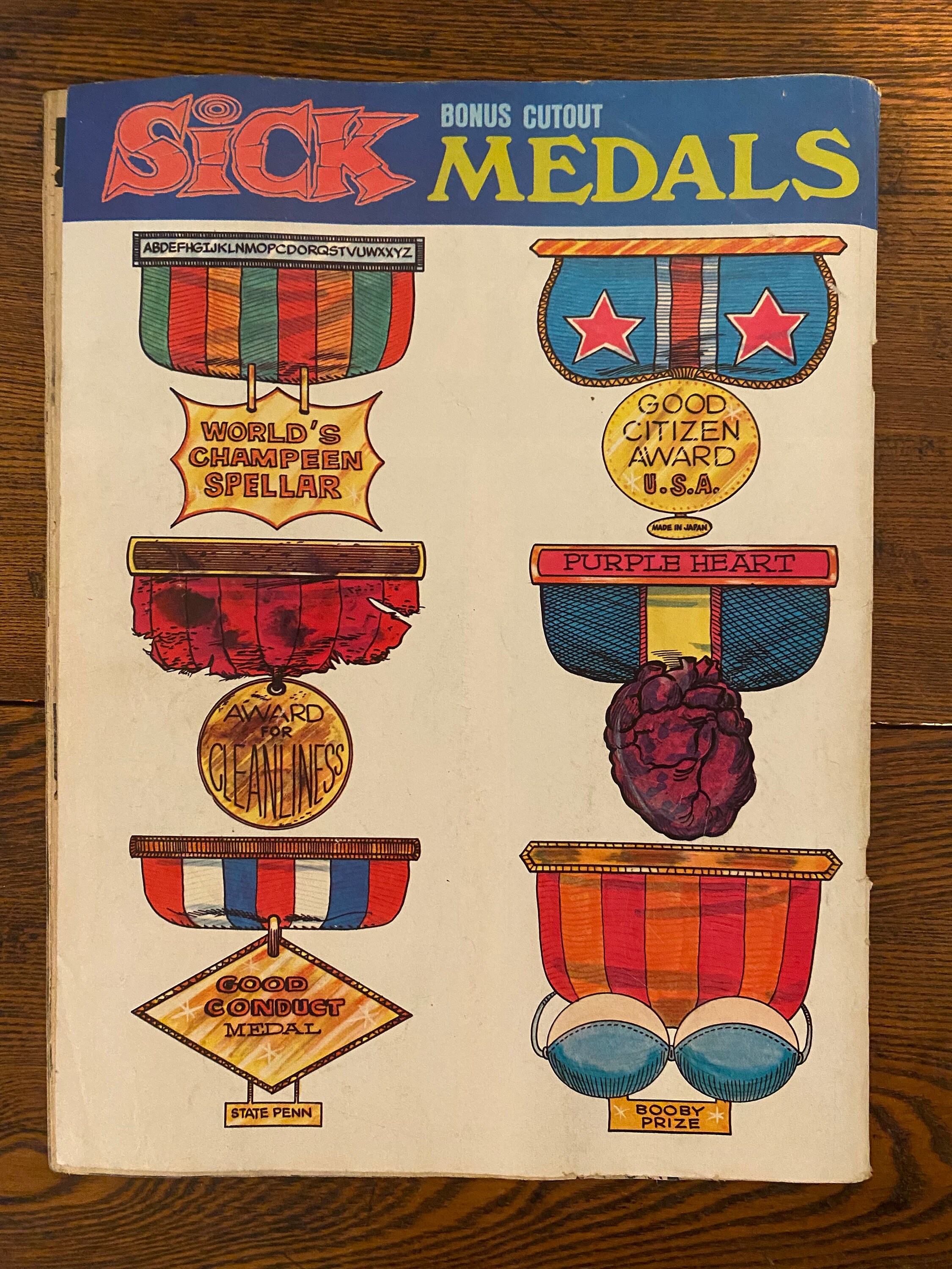 Sick Magazine October 1975 the Mary Tyler Bore Show - Etsy