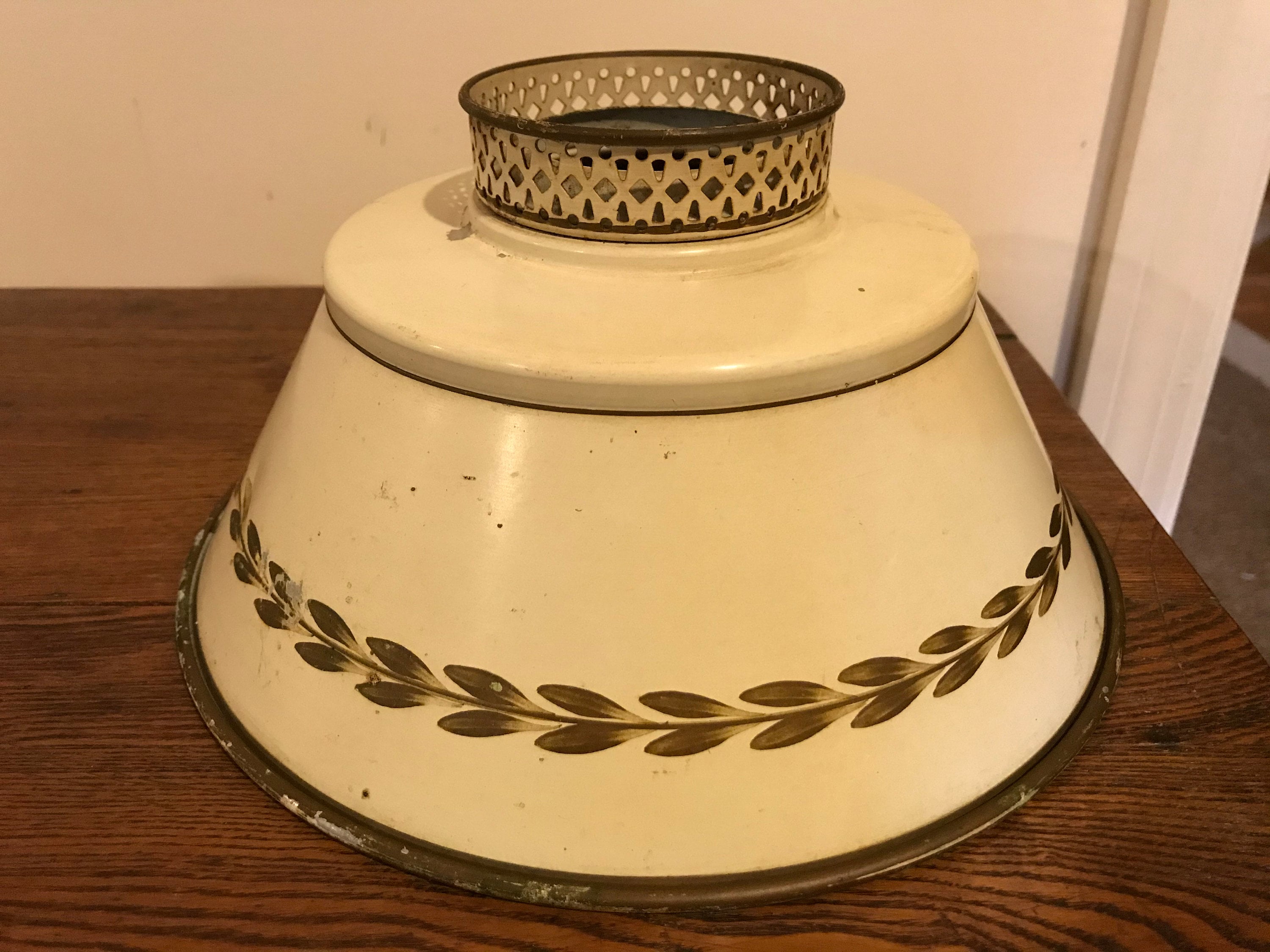 Vintage Metal Lamp Shades Set of 2 - Etsy