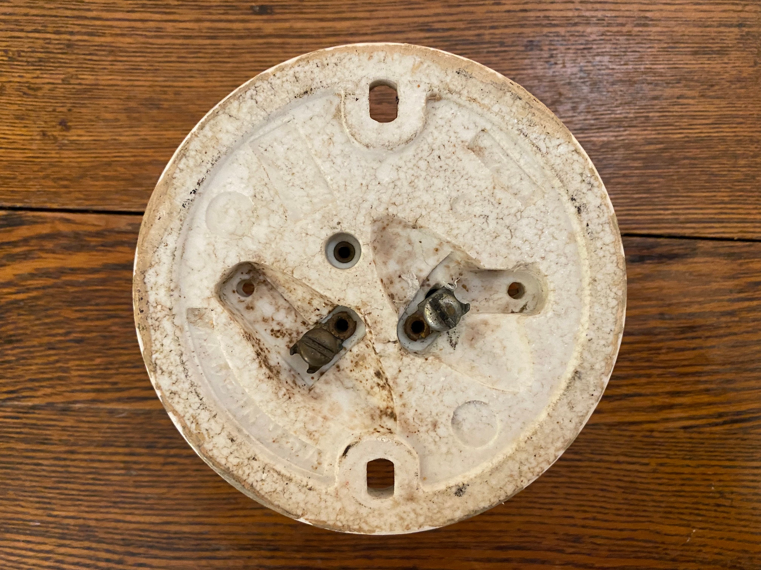 Vintage Glazed Ceramic Ceiling Light Bulb Socket - Etsy