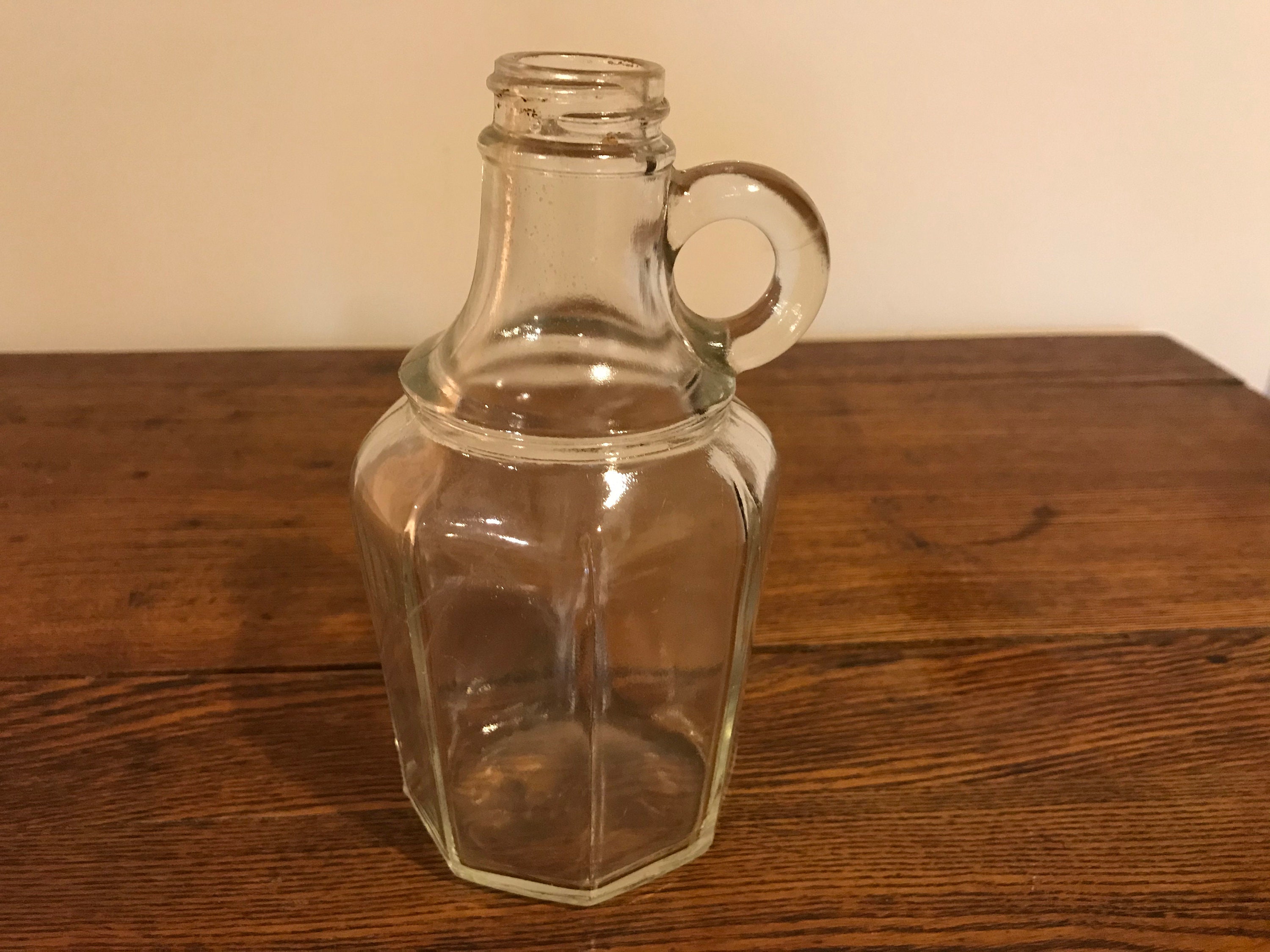 Vintage Maple Syrup Glass Jug - Etsy