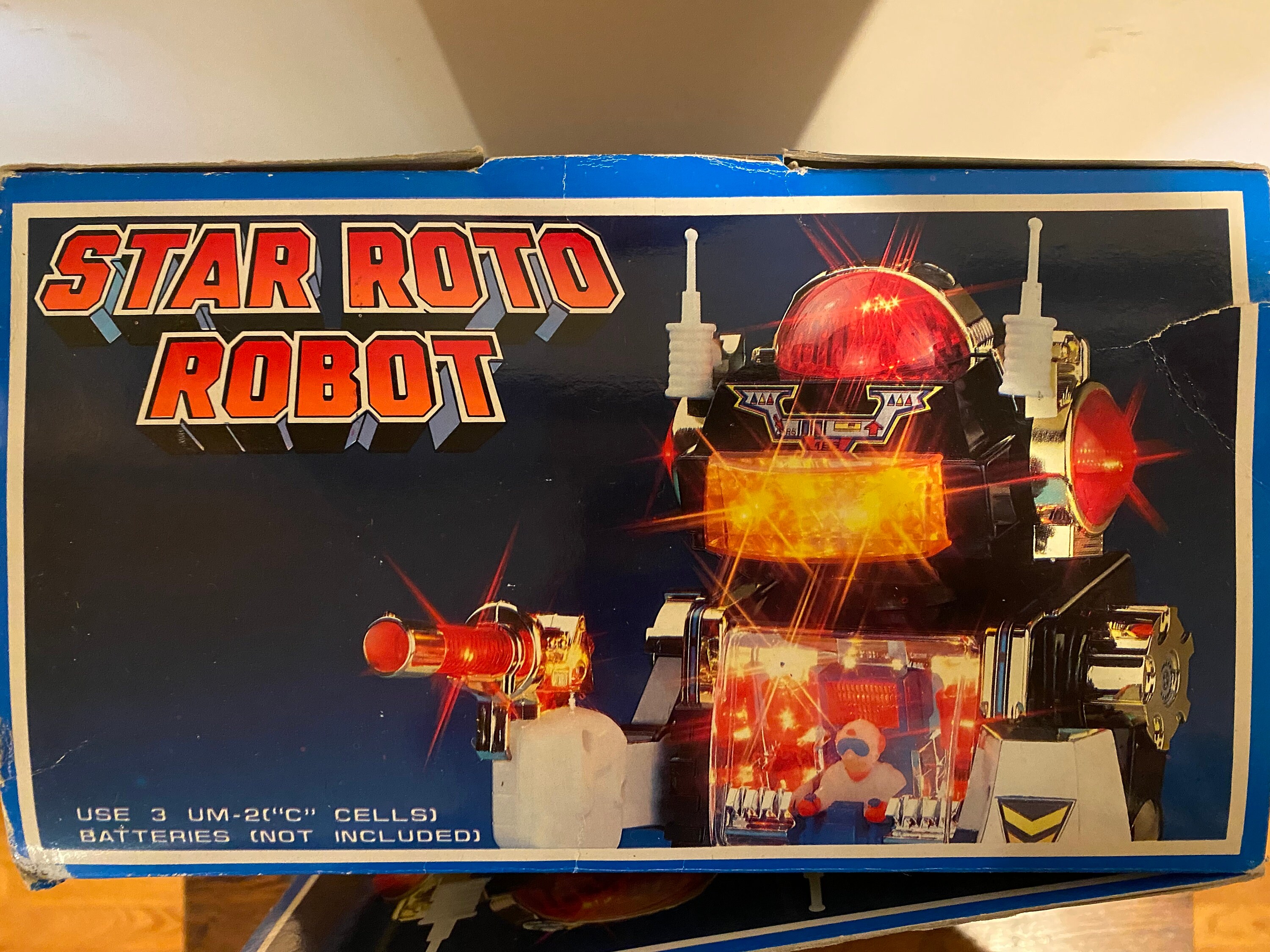 1985 Son Ai Star Roto Robot Battery Operated Toy New in Original Box ...